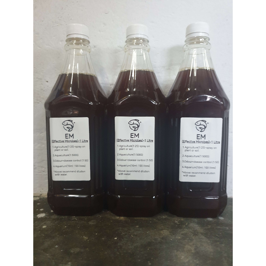 EM/PSB-1 litre for agriculture/aquaculture/animal husbandry diesease and odour control | Shopee ...