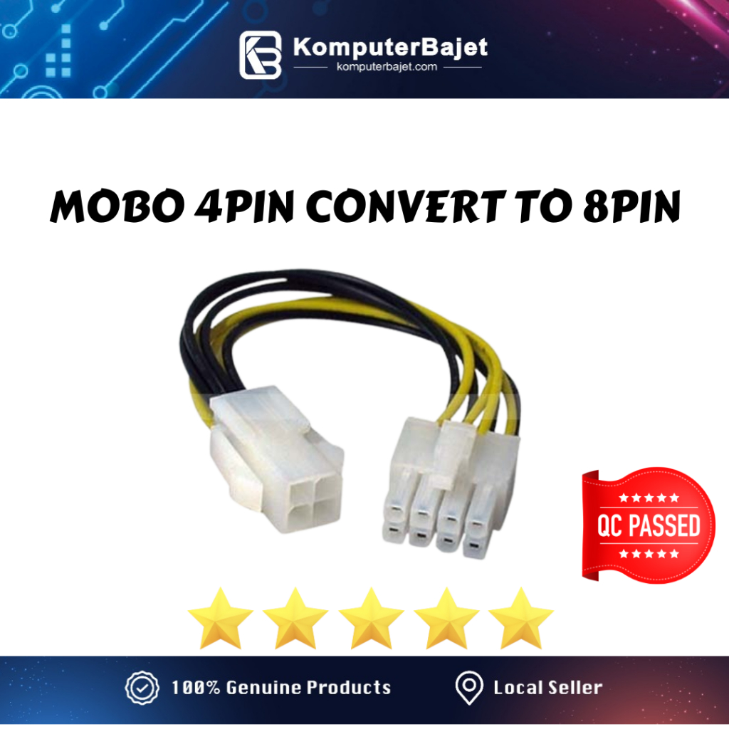 Power supply adapter cable 4Pin to 8Pin mobo motherboard power cord ...