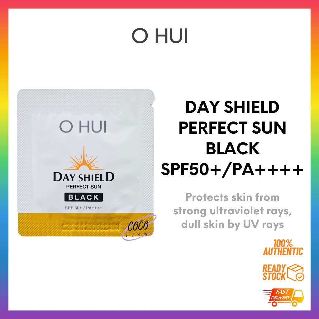 OHUI Daily Shield Perfect Sun Black SPF50+/PA++++ 1ml | 1ml*20pcs ...