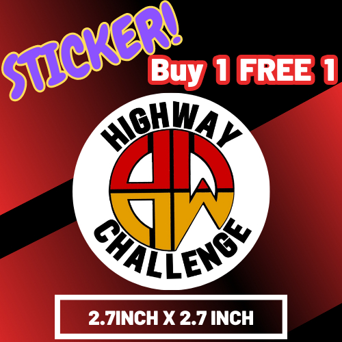 Sticker Highway Challenge (White Background) | Shopee Malaysia