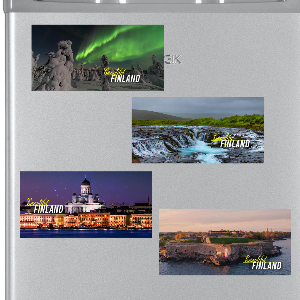 Finland Helsinki Gift Souvenir Fridge Magnet Sheet 10 cm x 5 cm ...