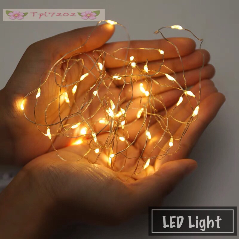 READY STOCK🇲🇾2 meter LED Light Fairy Light CW 3 Mode Flower Bouquet ...