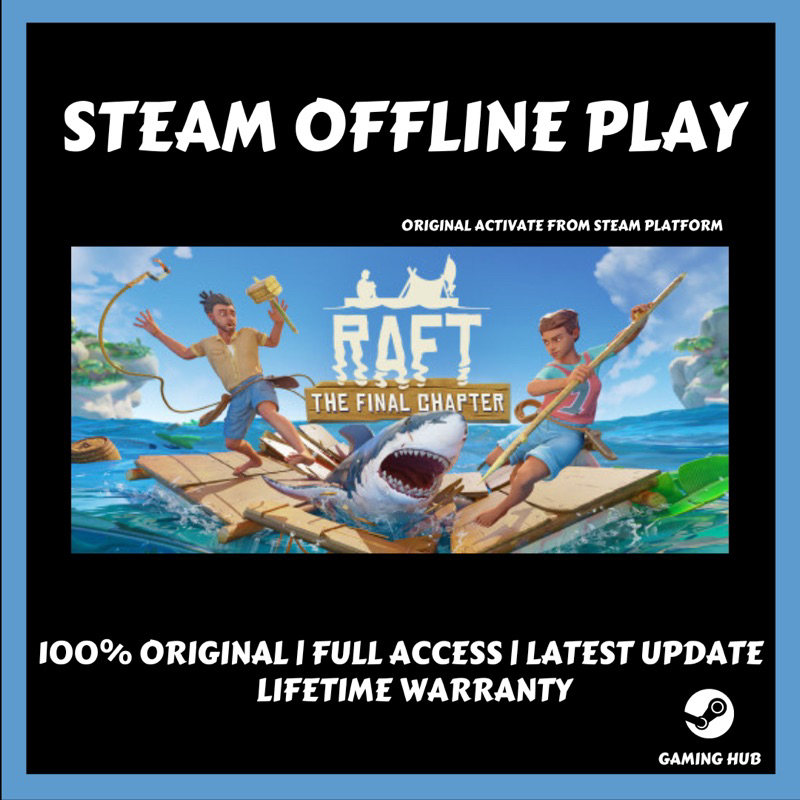 Raft Steam Offline Game - Full DLC & Lifetime Guarantee | Shopee Malaysia
