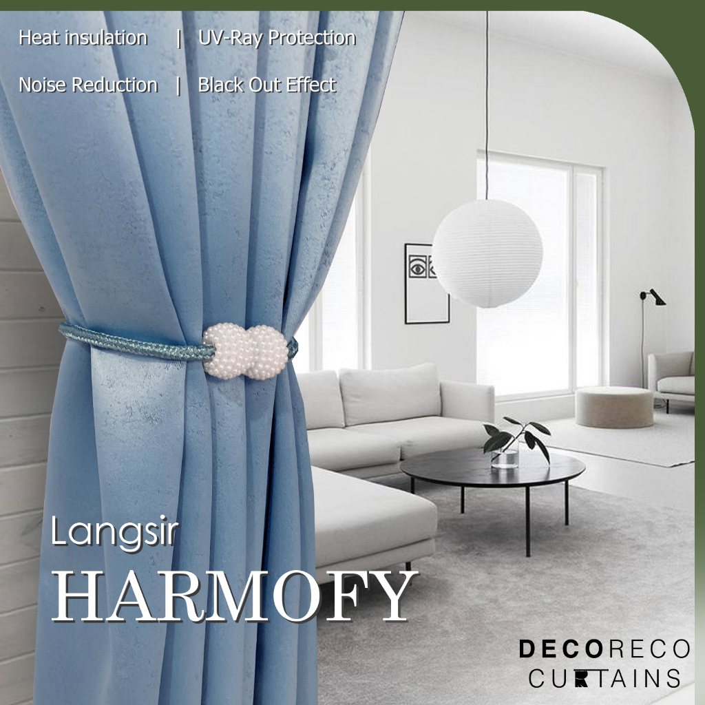 Ramadan Deals | New Arrival Harmofy Langsir | 90% Blackout Warna Ocean ...