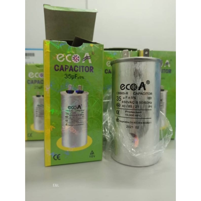 (BUY 2 FREE 1) Aircond running Capacitor 35uf eco A | Shopee Malaysia