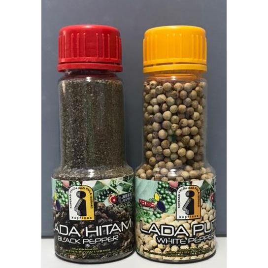 Koperasi/Lada Hitam Dan Lada Putih Botol Biji/Kasar/Serbuk | Shopee ...