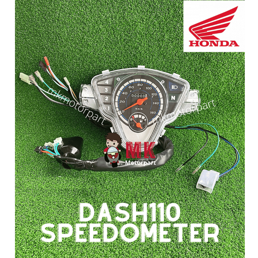Honda DASH110 / Wave Dash 110 V1 Meter Assy , Speedometer Assy Electric ...