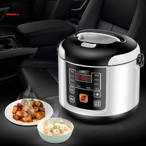 12/24V 2 Liter Car Electric Rice Cooker Car Truck Multicooker Timing ...