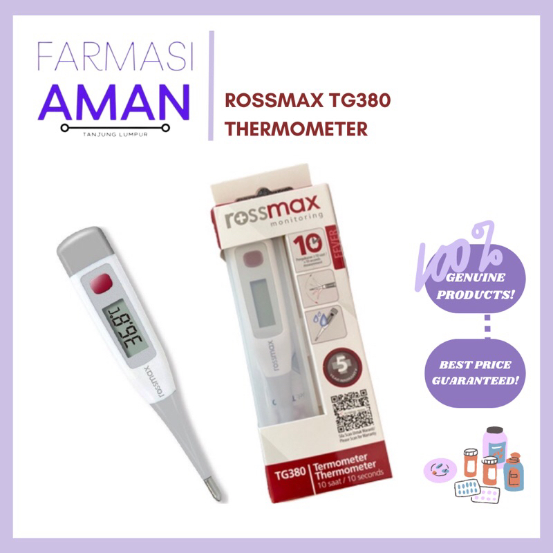 Rossmax Monitoring Thermometer TG380 | Shopee Malaysia