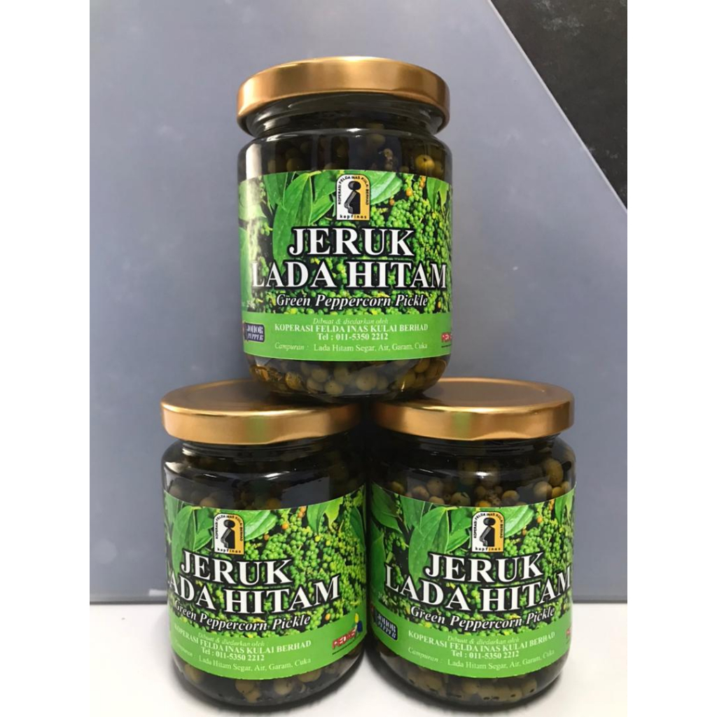 Jeruk Lada Hitam / Green Peppercorn Pickle | Shopee Malaysia
