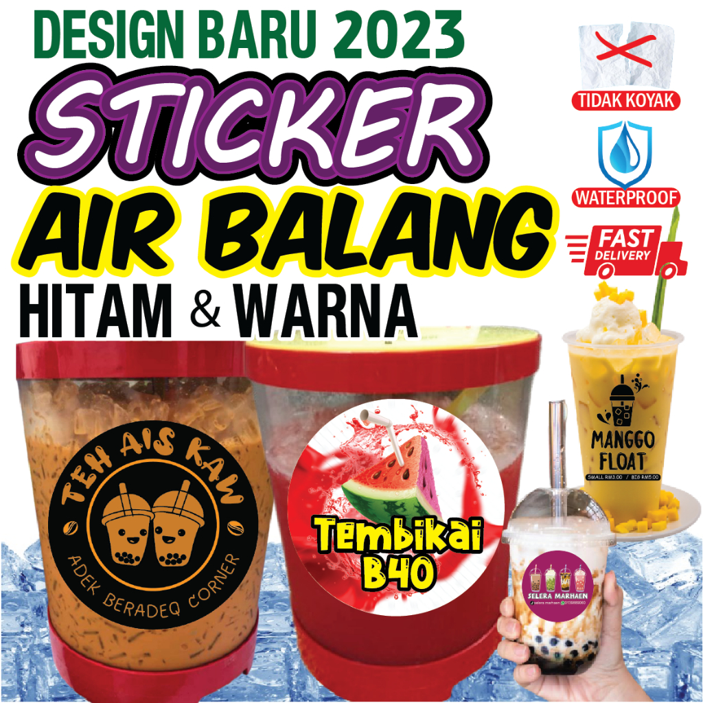 STICKER AIR BALANG 2024 | Shopee Malaysia