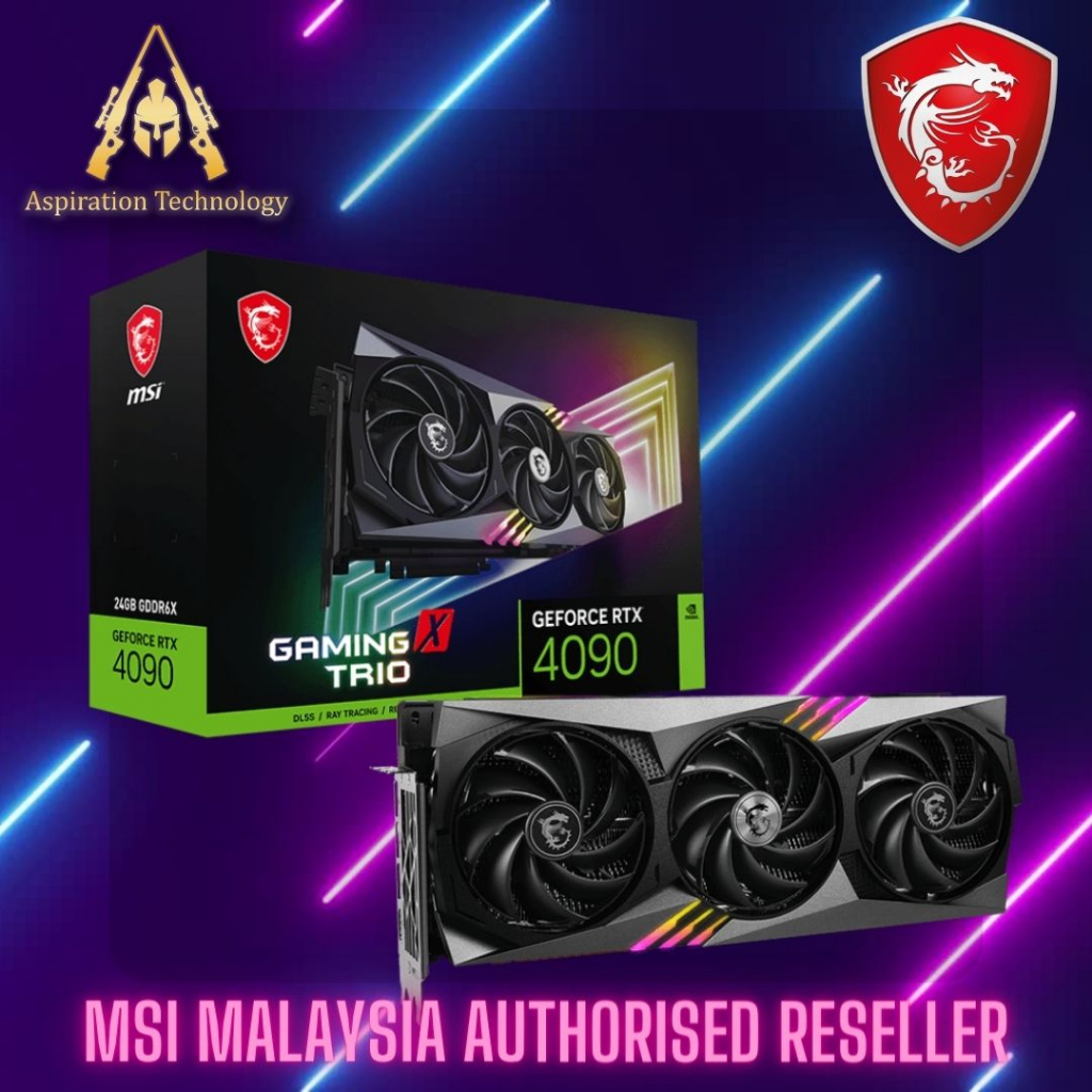 MSI GeForce RTX 4090 GAMING X TRIO 24G | Shopee Malaysia