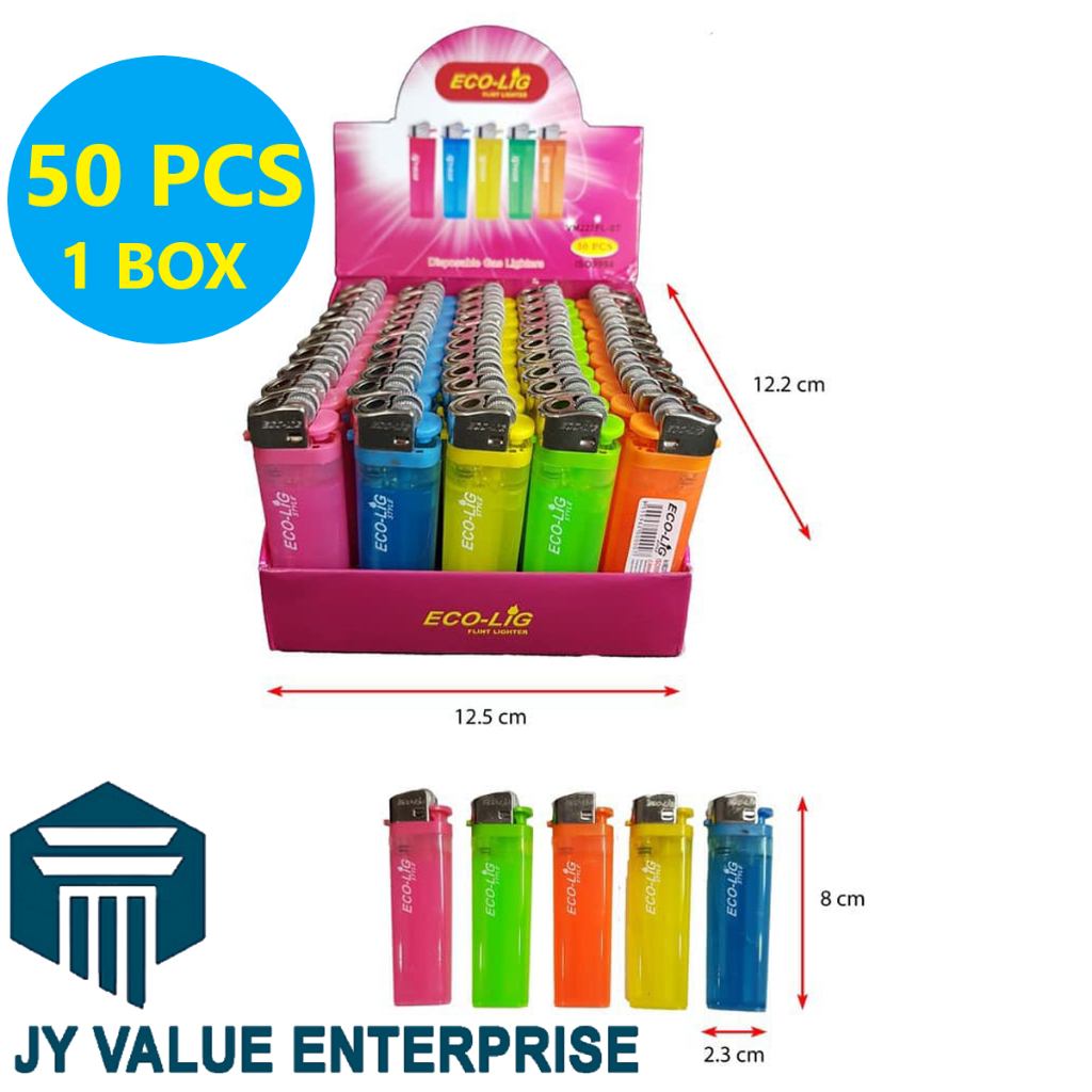 Lighter Normal Flame Flint Disposable Gas Lighter 50pcs | Shopee Malaysia