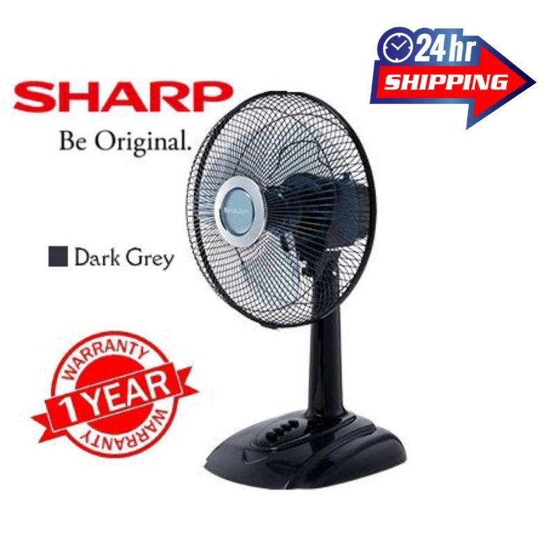 Sharp Table Fan 12 Inch Sirim Tested Malaysia 3 Pin Plug PJT129 ...