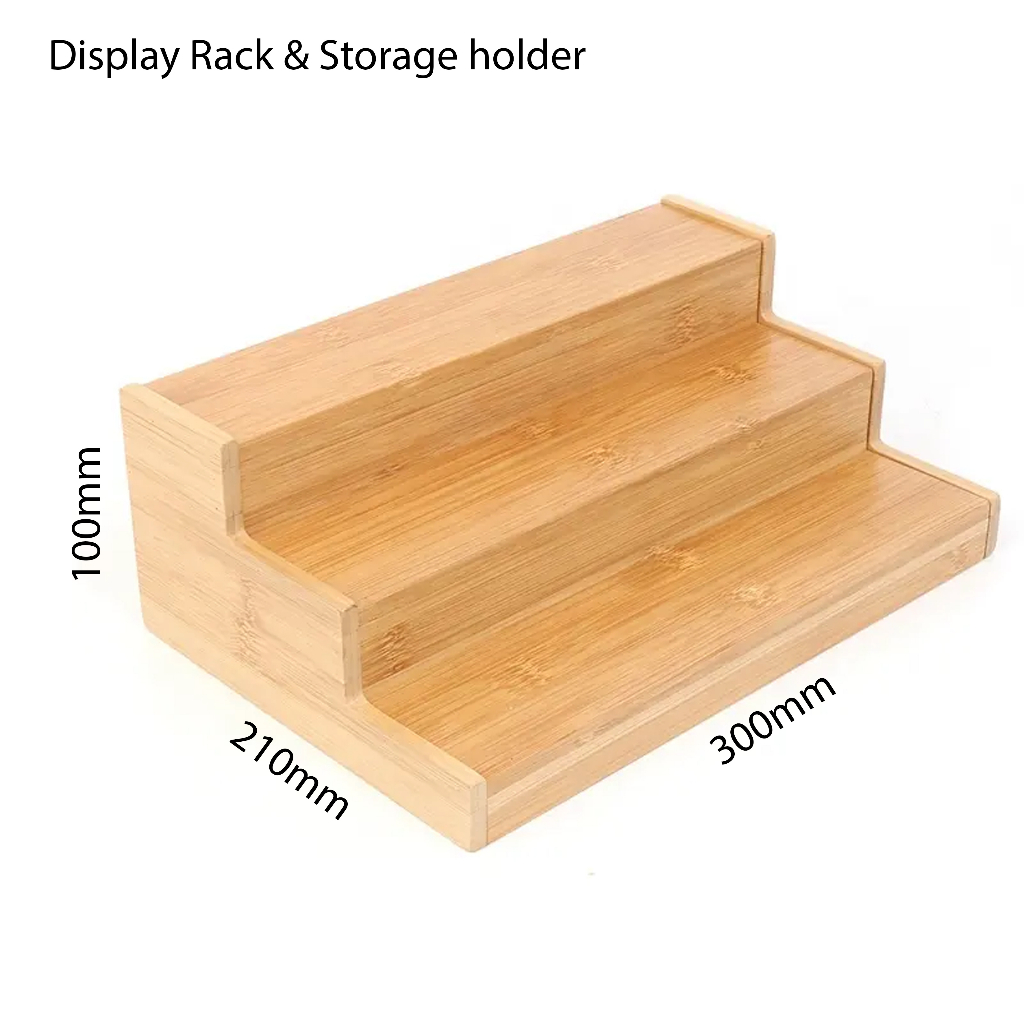 Bamboo Display Rack & Storage holder | Shopee Malaysia