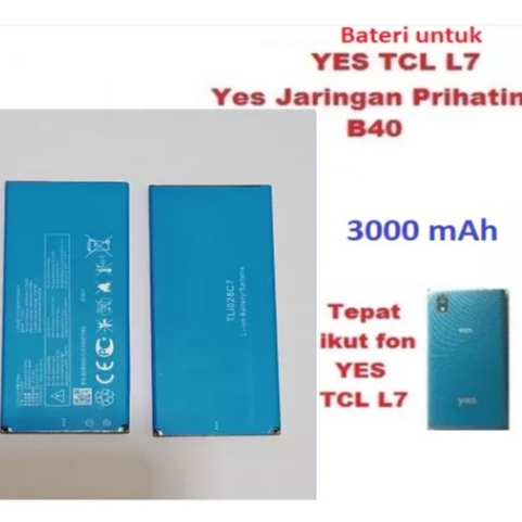 Yes TCL L7 Battery Yes TCL L7 5102K Battery TLi028c7 TLi028c1 3000mAh ...