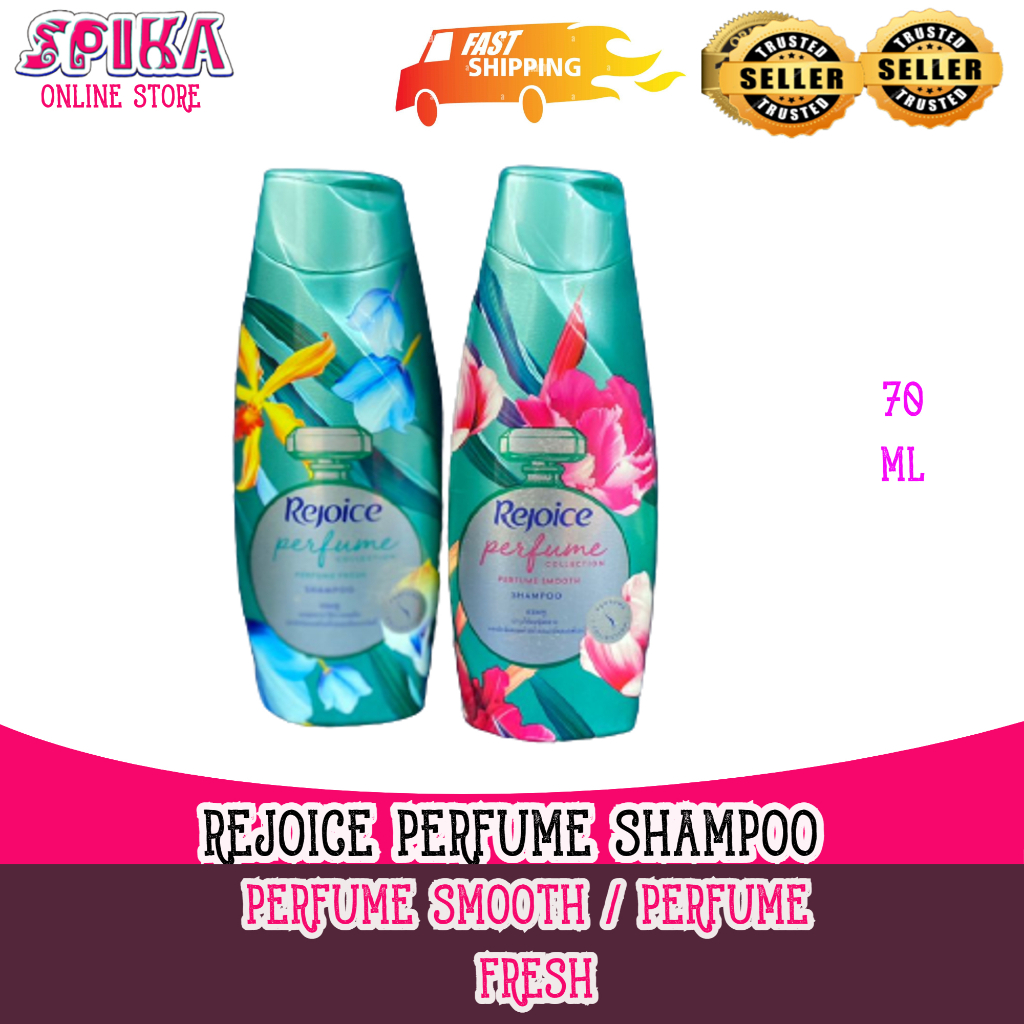 REJOICE PERFUME COLLECTION SHAMPOO 70ML ( PERFUME FRESH, PERFUME SMOOTH) | Shopee Malaysia