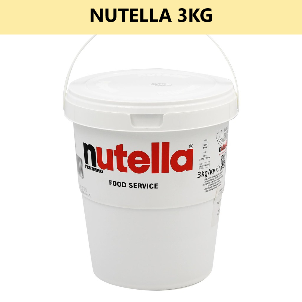 NUTELLA FERRERO HAZELNUT SPREAD 3KG | Shopee Malaysia