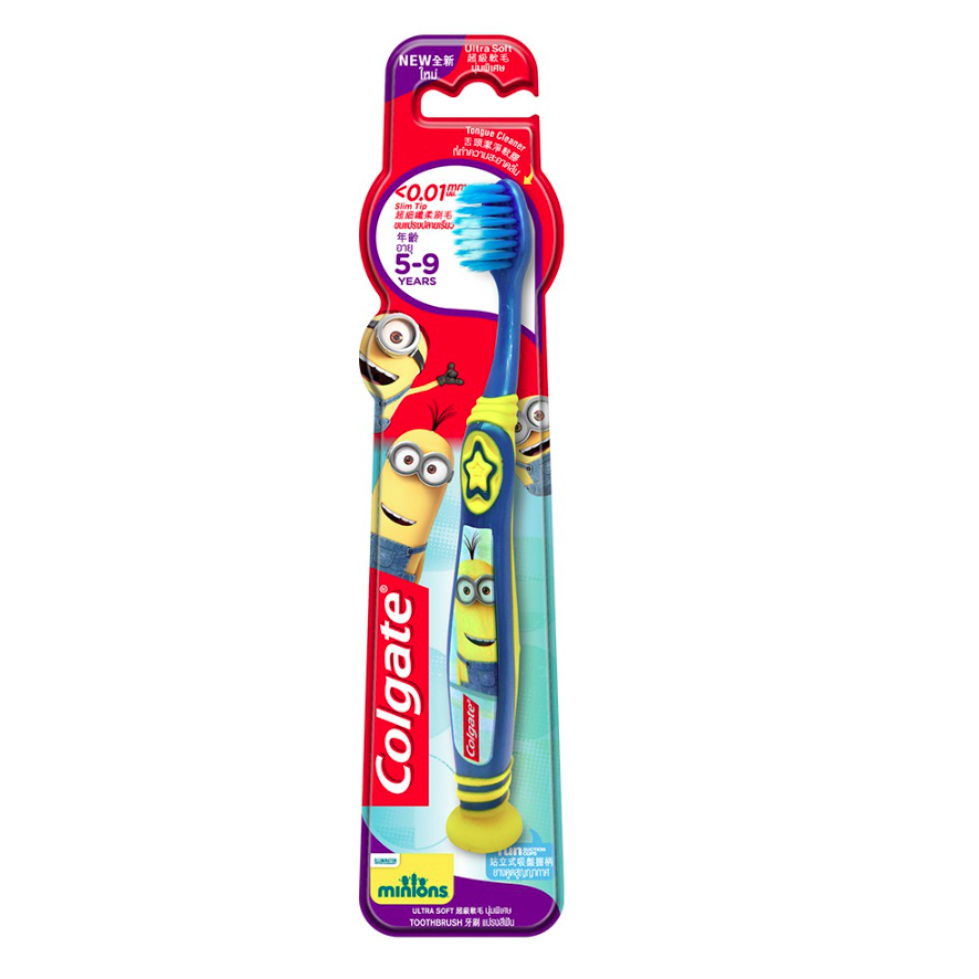 Colgate Kids Minion Toothbrush 5-9 Years (Ultra Soft) | Shopee Malaysia