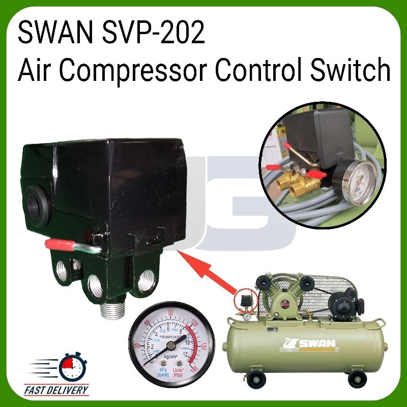 SWAN SVP-202 Air Compressor Control Switch (5 Ways) | Shopee Malaysia
