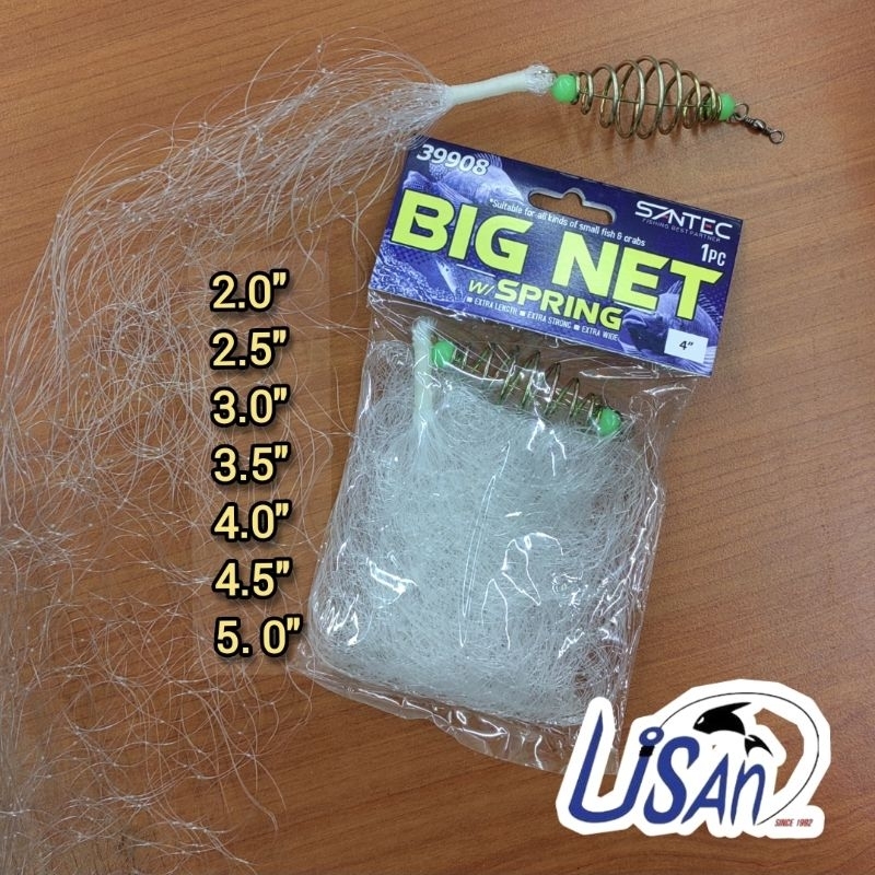 🔥FAST SHIP🔥2" to 5", 1.5m Big Net/Bom Panjang With Spring Bomb Net ...