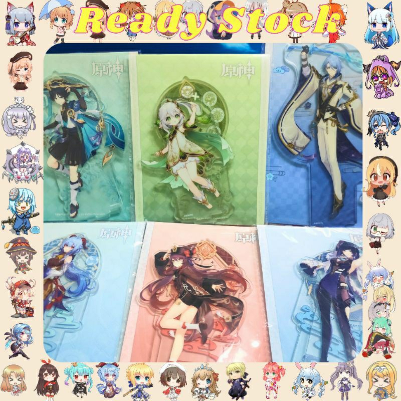 Mihoyo Genshin Impact Acrylic Stand Original Merchandise Standee Merch ...