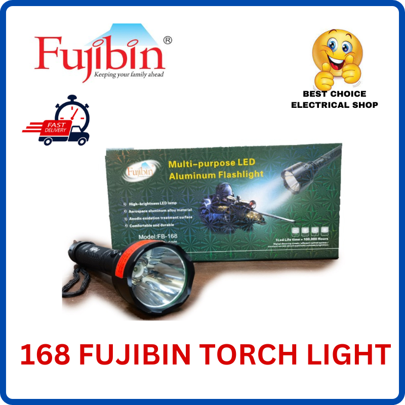 Fujibin FB-168 LED #Torch Light IP65 | Shopee Malaysia