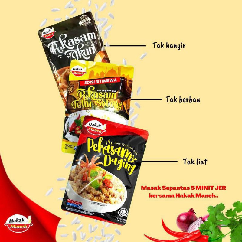 *PEKASAM DAGING & PEKASAM IKAN LOMA* HAKAK MANEH | Shopee Malaysia