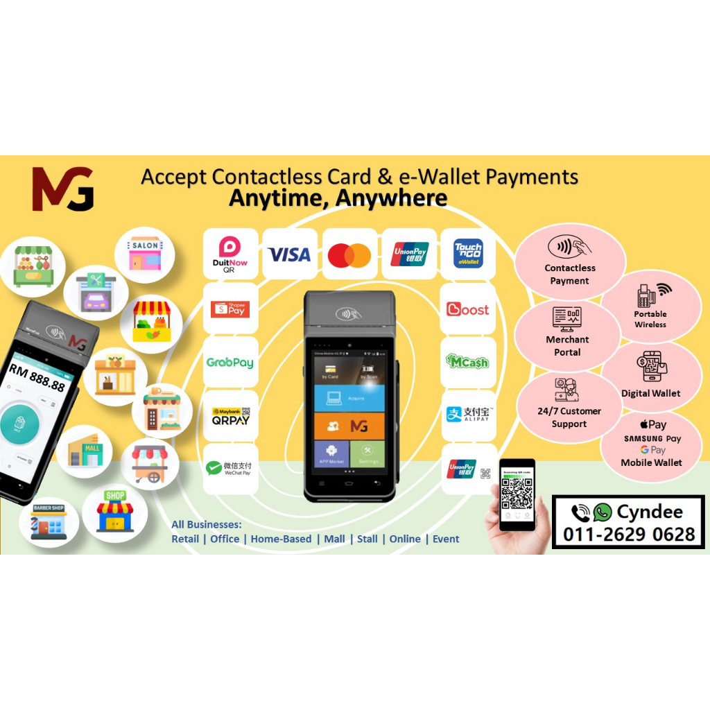 Smart Retail Solution & Credit Card Machine (Wireless / Contactless ...