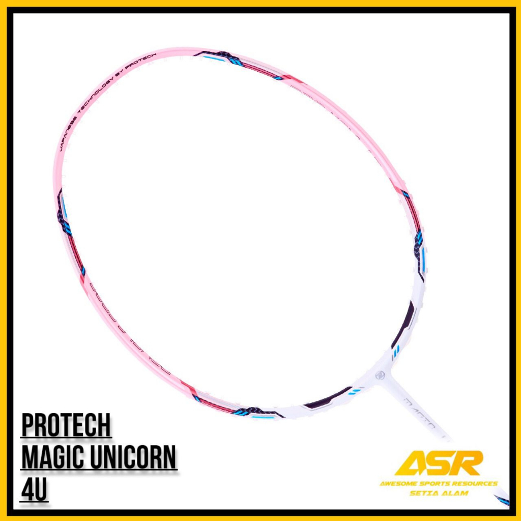 Protech Badminton Racket Magic Unicorn 4U/5U | Shopee Malaysia