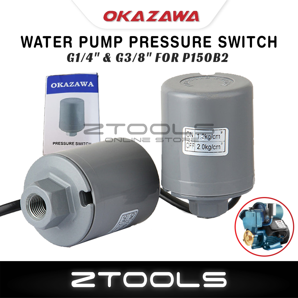 (1pc) Okazawa & Neovin 1/4" & 3/8" Water Pump Pressure Switch P150B2 ...