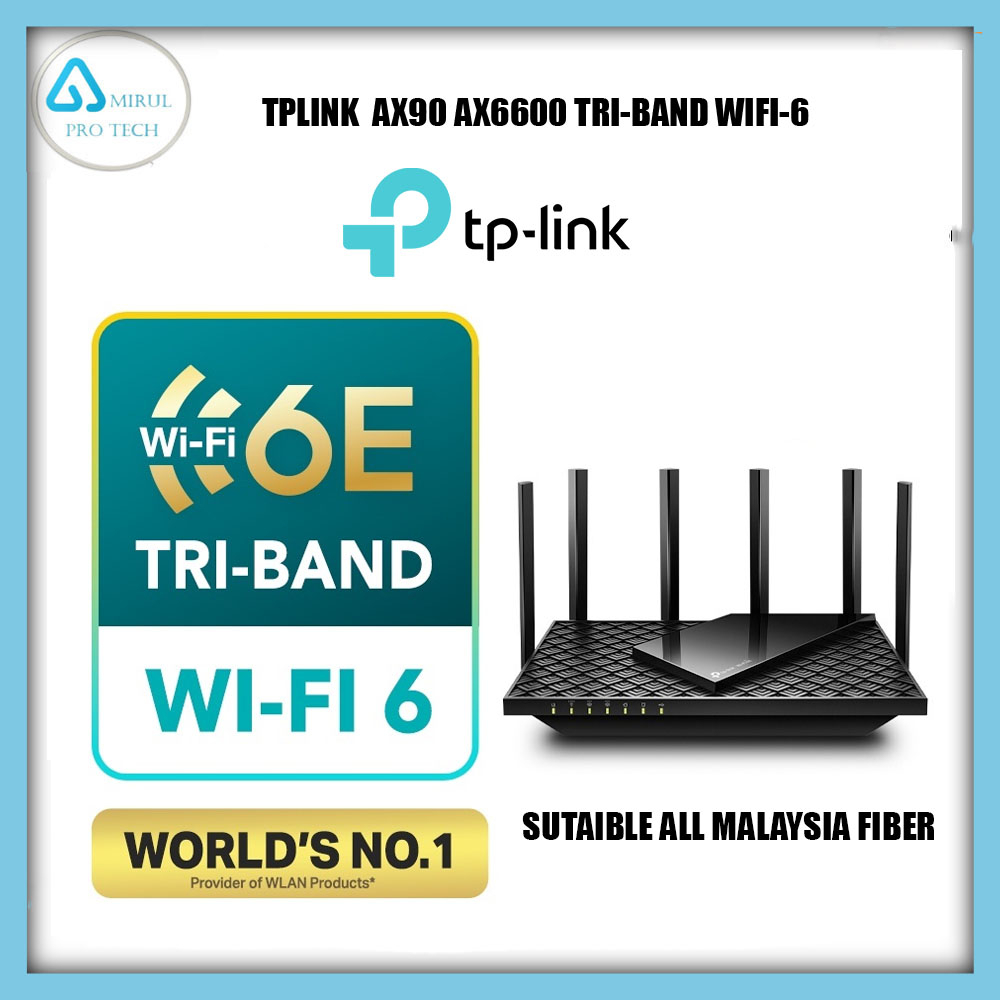 TP-Link AXE5400 Tri-Band Gigabit Wi-Fi 6E WITH NEW 6Ghz BAND OneMesh ...