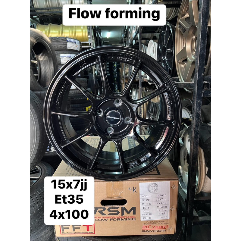 rim tc105x 15x7jj 4x100 4x114 flow forming | Shopee Malaysia