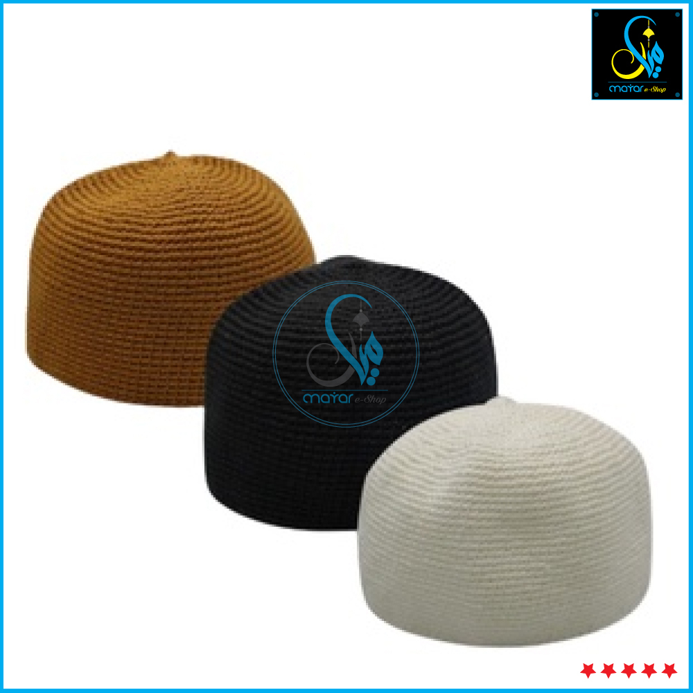 Kopiah Kait Benang Turkey / Kopiah Viral 100% Hand Made | Shopee Malaysia