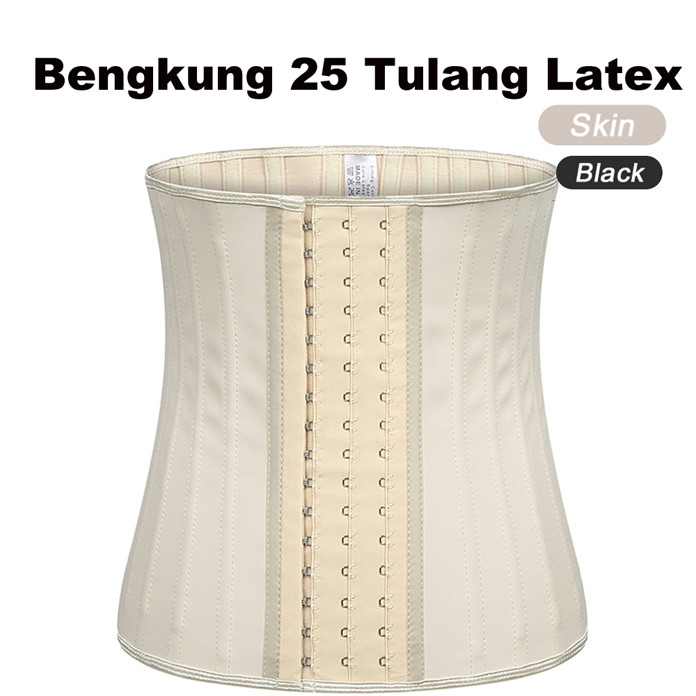 25 Tulang Latex Bengkung ala sajat Gold Waist trainer slimming belt ...