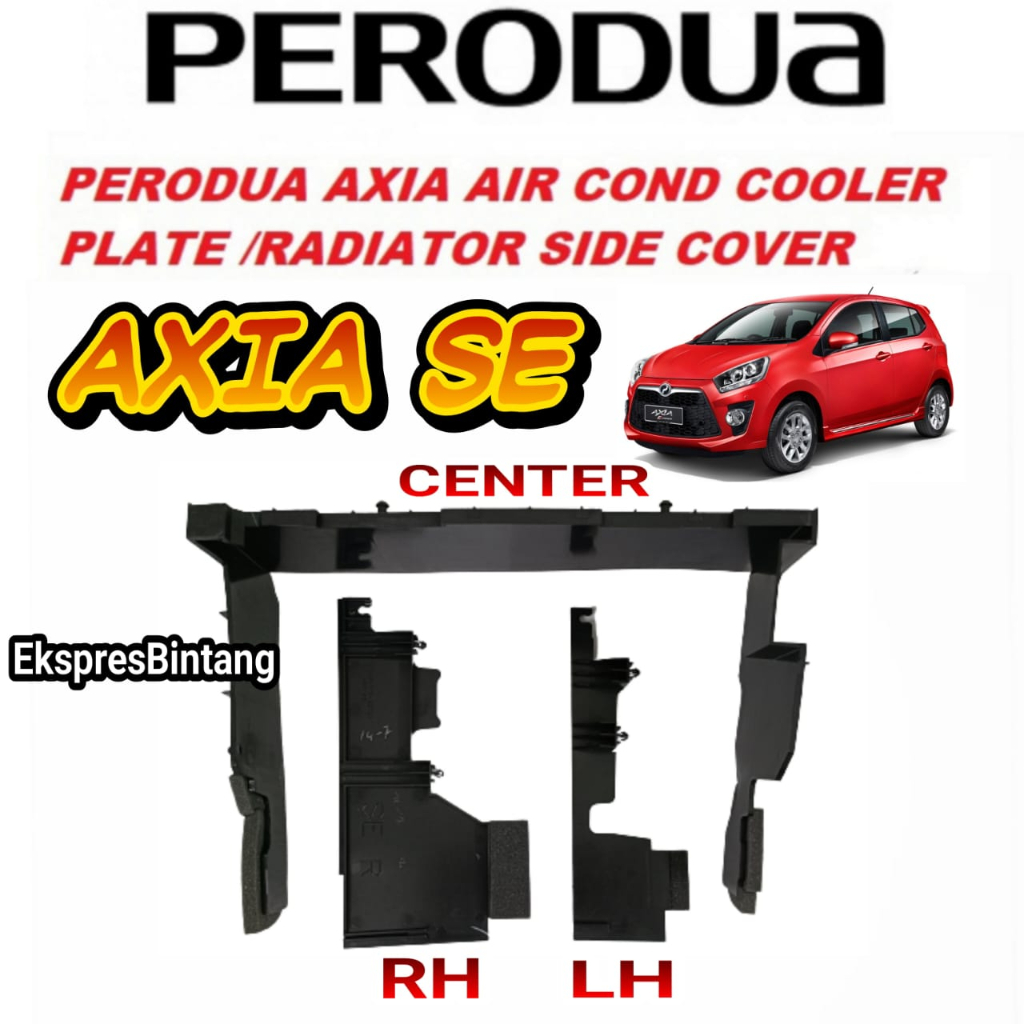 Perodua Axia (2015 SE) Air Cond Condenser Top Cover Cooler Plate (3pcs ...