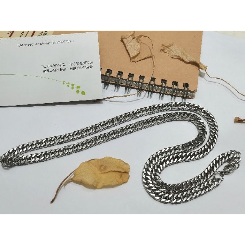 Stainless steel 6mm Cuban Link Chain men's necklace! | Shopee Malaysia