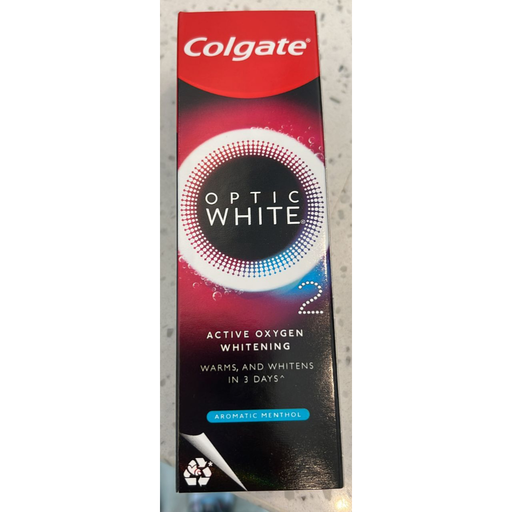 Colgate Optic White O2 Oxygen Whitening Toothpaste (85g) | Shopee Malaysia