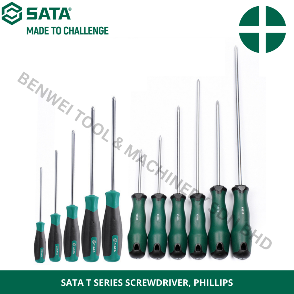 SATA T SERIES SCREWDRIVER, PHILLIPS / BUNGA SCREWDRIVER / CROSS HEAD ...