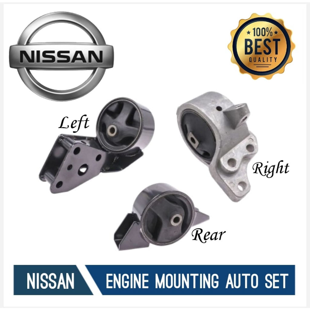NISSAN Engine Mounting Auto Set for Nissan Sentra B14 1.6L GA16DE 1995 ...