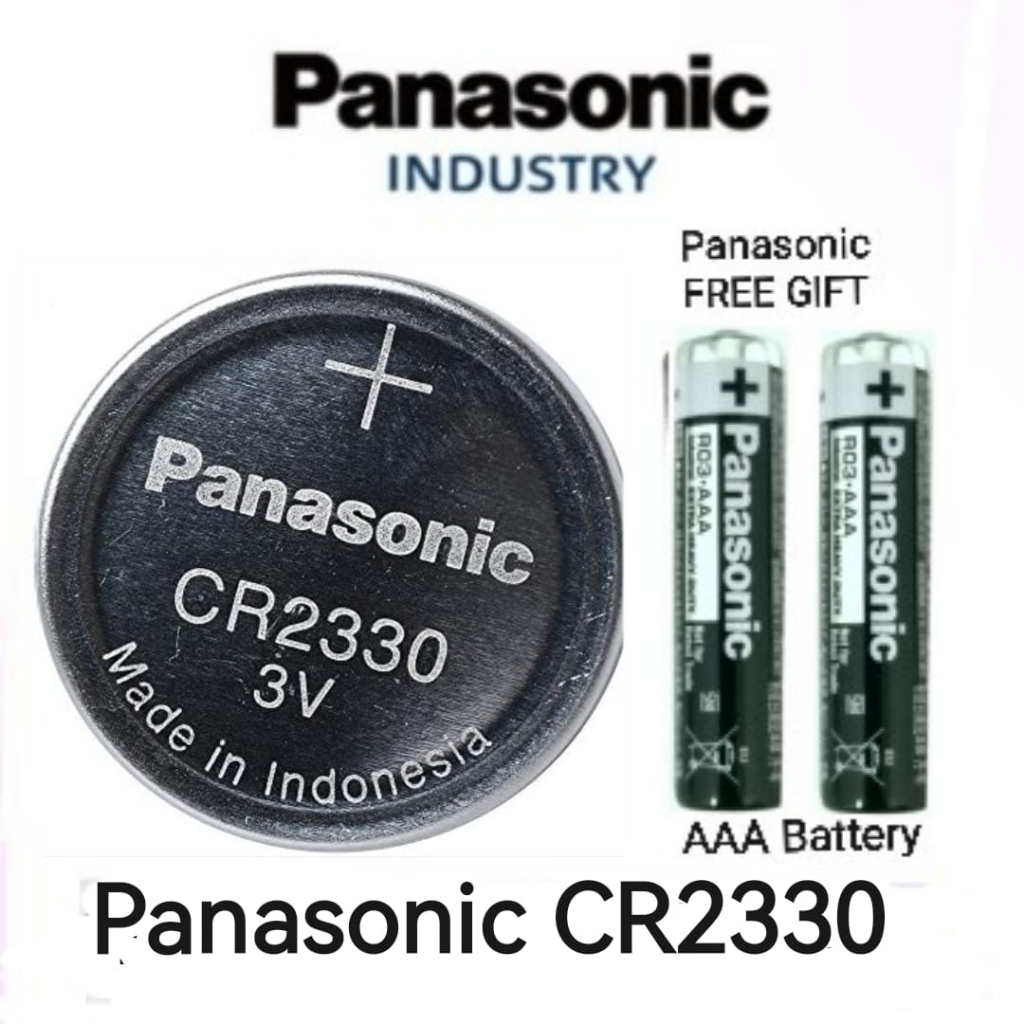 Panasonic CR2330 3V Lithium Battery - NEW STOCK EXPIRY 12/2030 - FOC ...