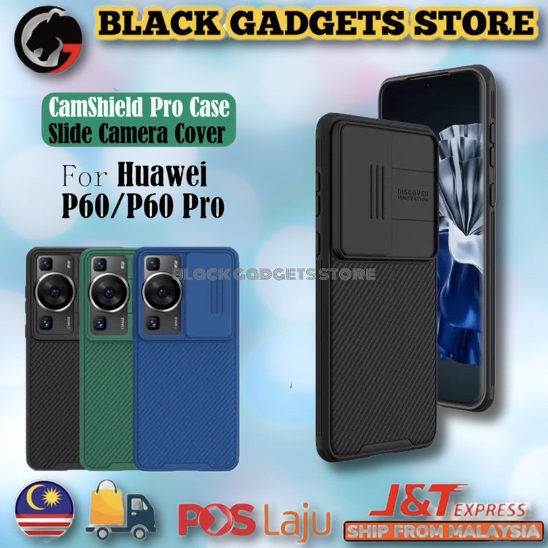 Huawei P60 / P60 Pro NILLKIN Camshield Pro Protection Case Cover Casing ...