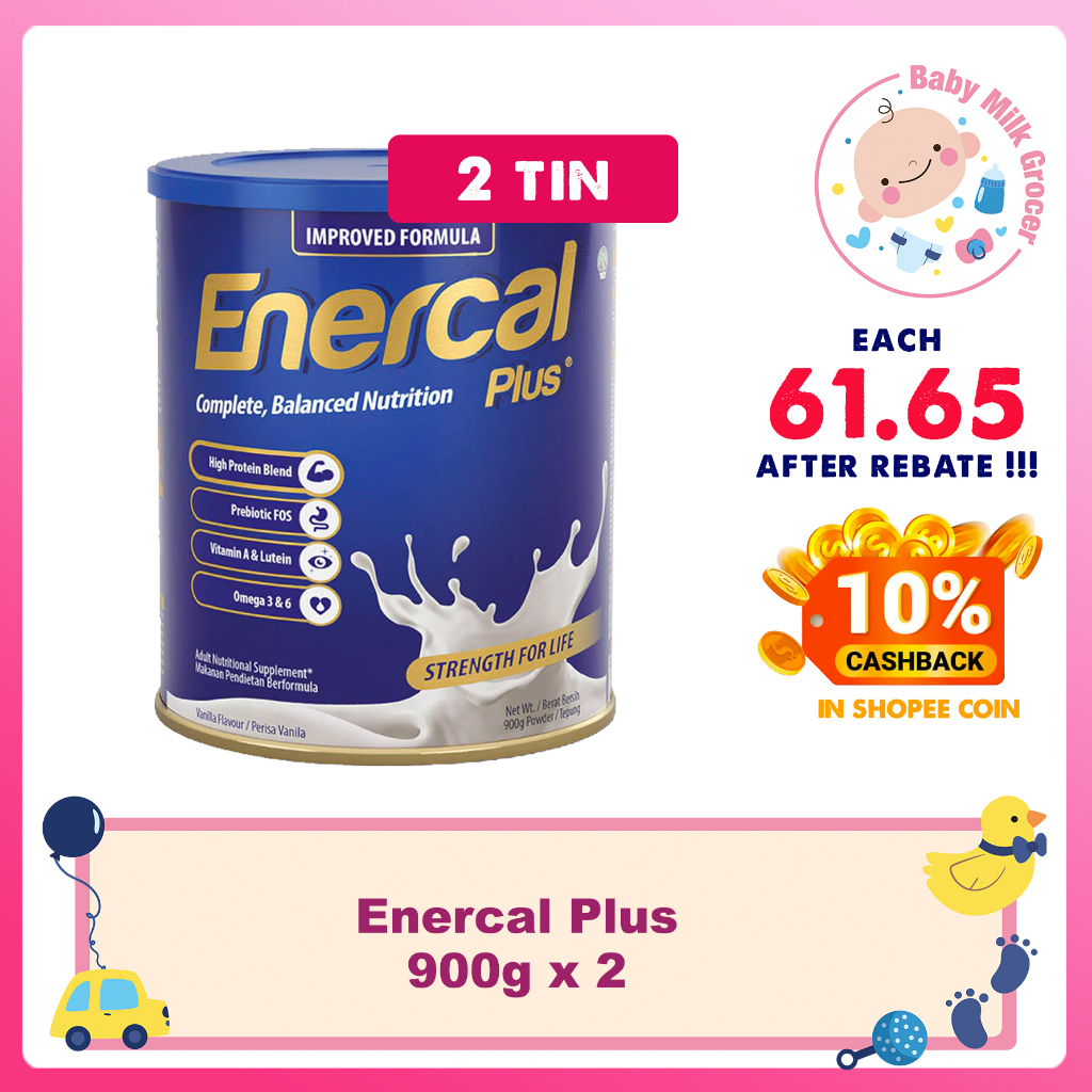 Enercal Plus Vanilla (900g x 2) | Shopee Malaysia