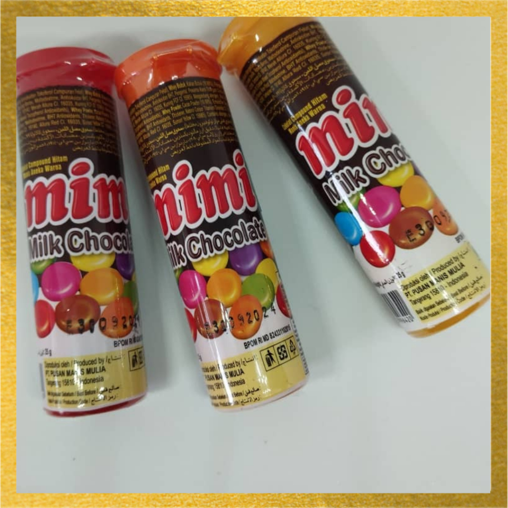 ⭐Ready stock⭐Mimi Milk Chocolate tube 迷你巧克力 | Shopee Malaysia