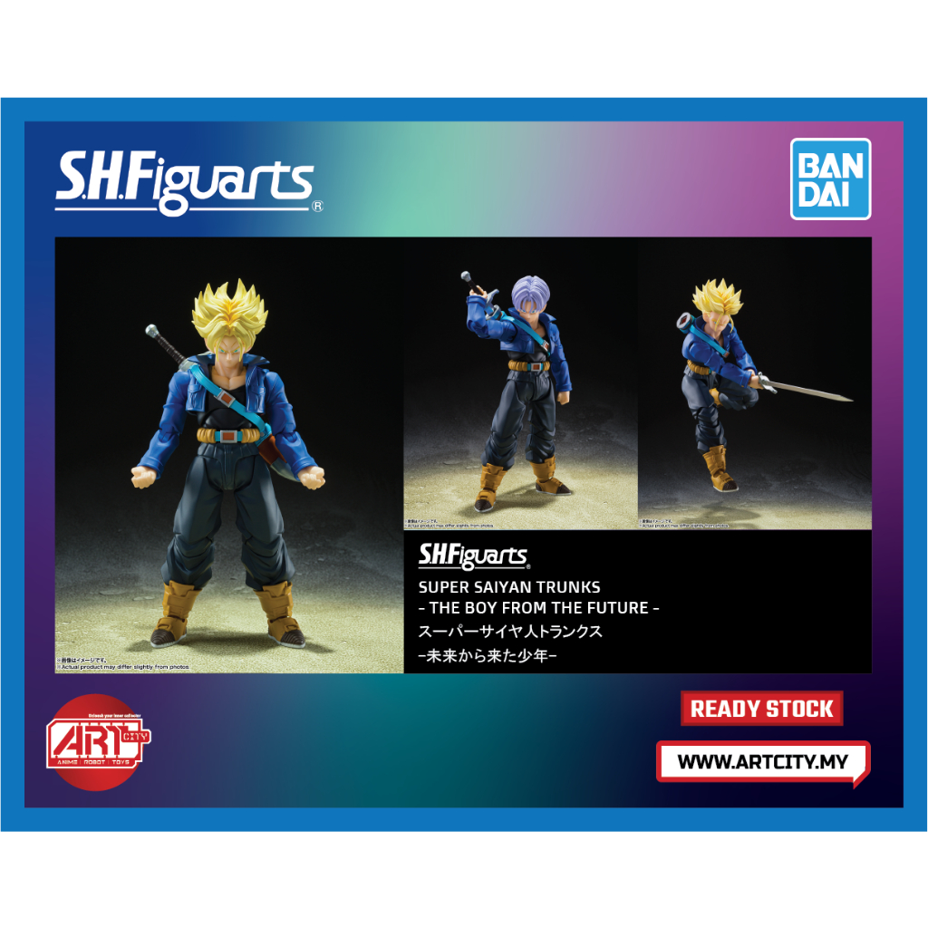 (READY STOCK) Bandai S.H.Figuarts - SHF Super Saiyan Trunks - The Boy ...