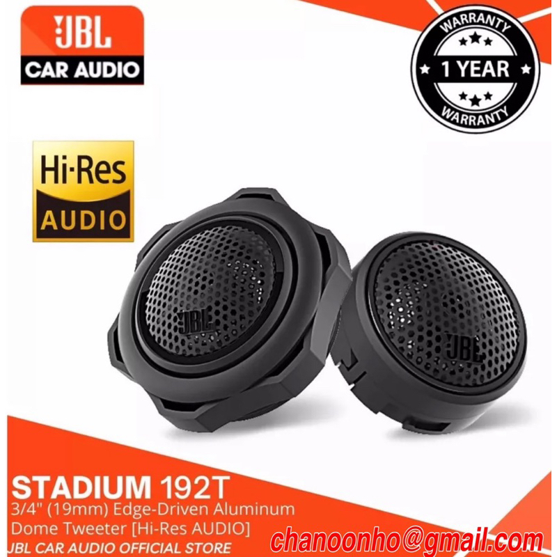 JBL STADIUM 192T - [Hi-Res AUDIO] 3/4" (19mm) Edge-Driven Aluminum Dome Tweeter-(100% original ...