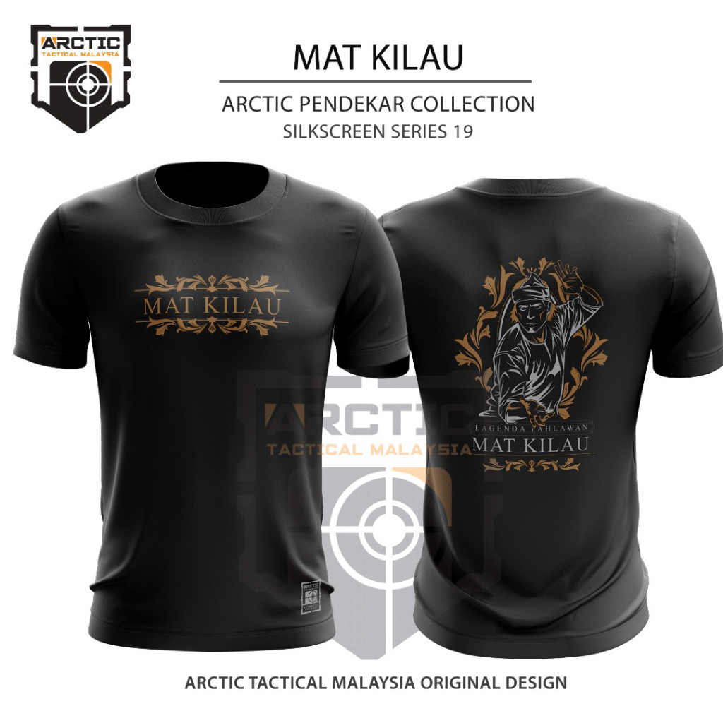 Arctic Tactical Malaysia Microfiber Jersey Silkscreen Printed Pendekar ...