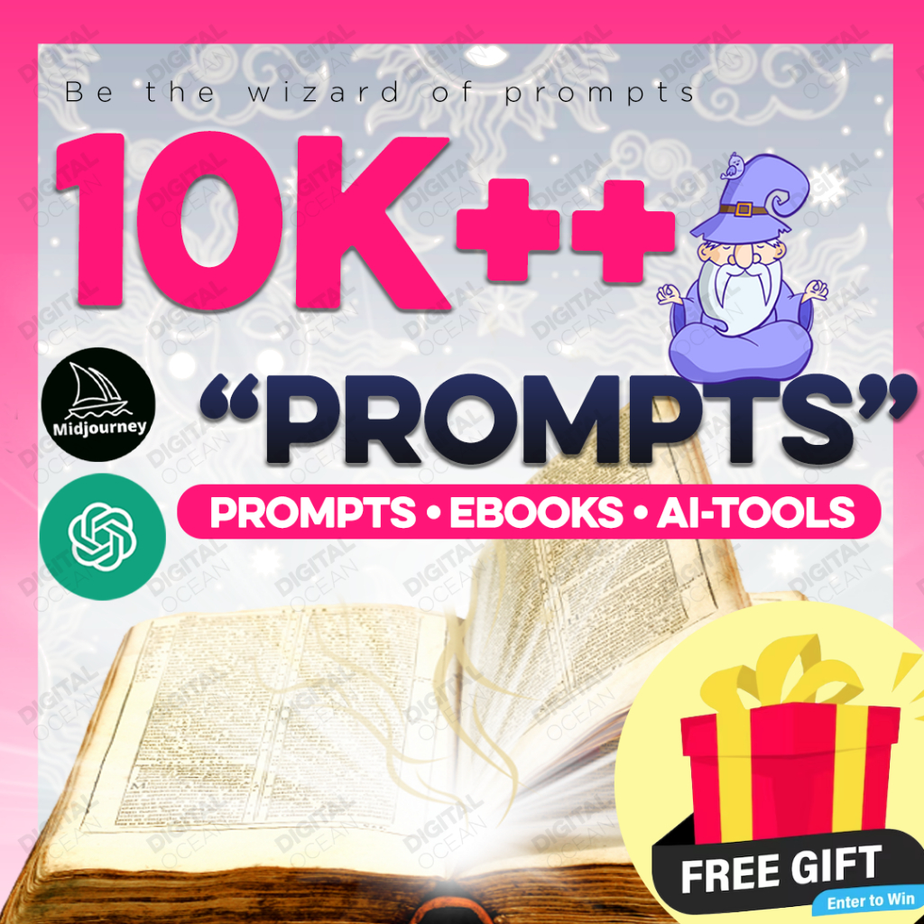 ChatGPT Master Prompt Library Stable Diffusion DALL E Designer ChatGPT Canva Photoshop | Shopee ...