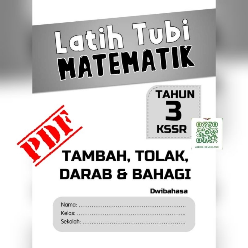 Pdf Matematik Tahun 3 Latih Tubi Tambah Tolak Darab Bahagi Fakta Asas