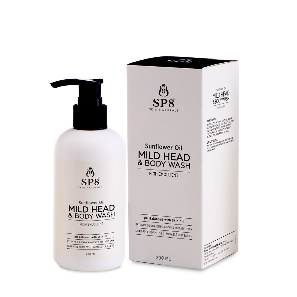 SP8 Sunflower Oil Mild Head & Body Wash [Exp: 05/2024] | Shopee Malaysia